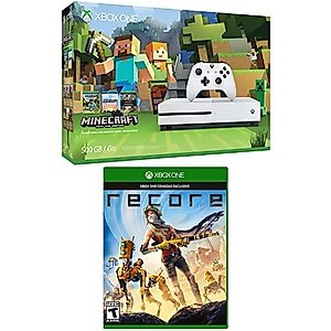 Xbox One S 500GB Console - Minecraft Bundle and ReCore