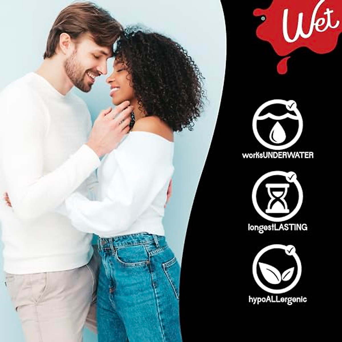 Wet Platinum Silicone-Based Lube for Men, Women & Couples, 4.2 Fl Oz - Ultra Long-Lasting & Water-Resistant Premium Personal Lubricant - Safe to Use with Latex Condoms - Non-Sticky & Hypoallergenic