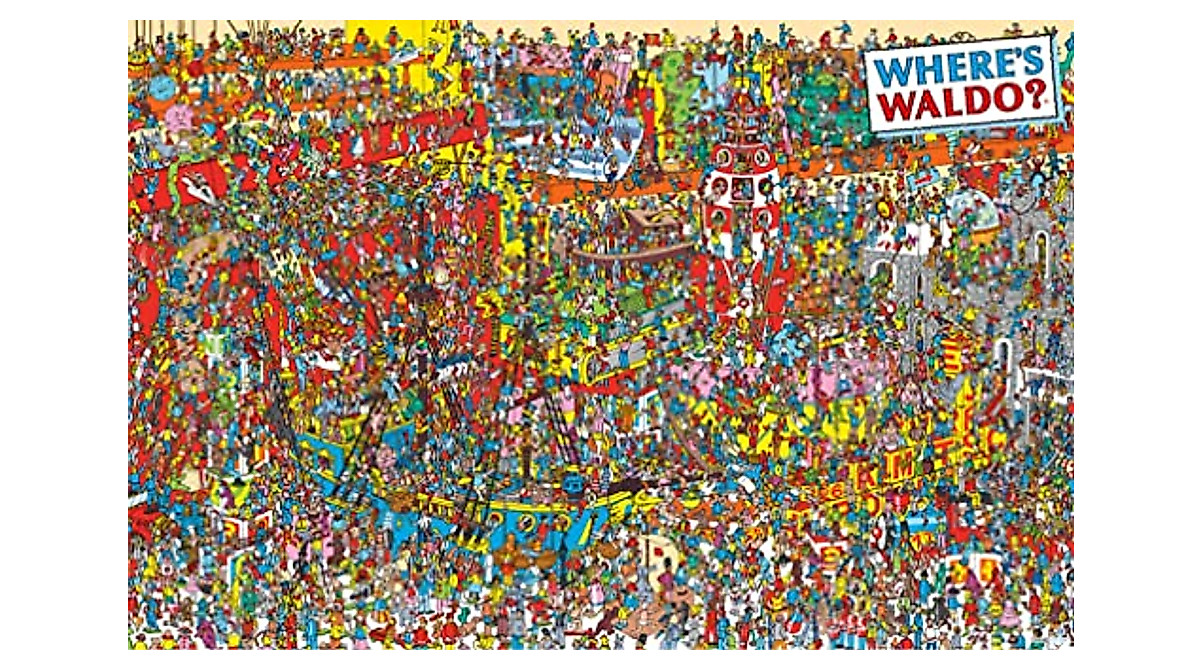 Buyartforless Where's Waldo Poster - Fun Visual Challenge Wall Decor