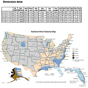 CHIUER 15FT 4'' Straight Square Steel Light Pole with Removable Round Top Adapter and All Accessaries Including Anchor Bolts Top Cover Bronze Fnish (15FT - 4'')