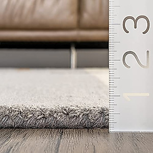 nuLOOM Cori Wool Abstract Contemporary Area Rug, 5' x 8', Peach