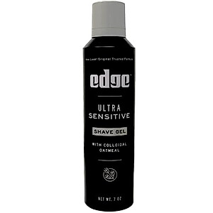 Edge Shave Gel, Fragrance Free, Ultra Sensitive with Oat Meal 7 oz (Pack of 2)