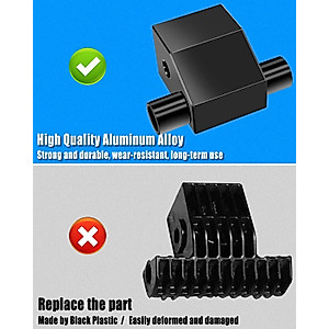 Metal Motor End Clevis Mount Toggle Fit for La-Z-boy Power Recliners Parts, Aluminum Black