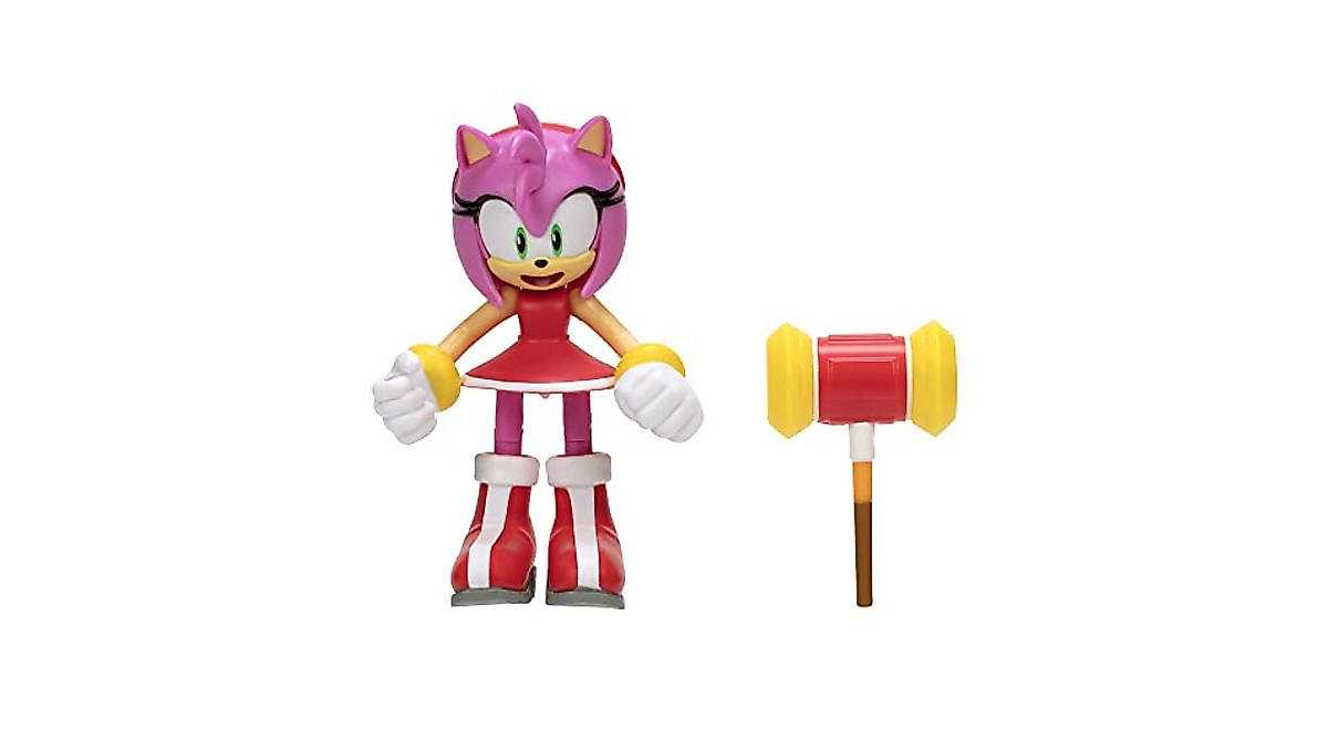 Sonic The Hedgehog Modern Amy Action Figure - Collectible Toy