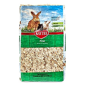 Kaytee Small Animal Pine Bedding For Pet Guinea Pigs, Rabbits, Hamsters, Gerbils, and Chinchillas, 19.7 Liter