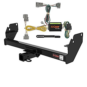 CURT Class 3 Trailer Hitch Bundle with Wiring for 2005-2015 Toyota Tacoma - 13323 & 55513