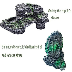 PINVNBY Turtles Dock for Aquarium Reptile Basking Platform for Turtles, Frogs, Newts (1 Pack)