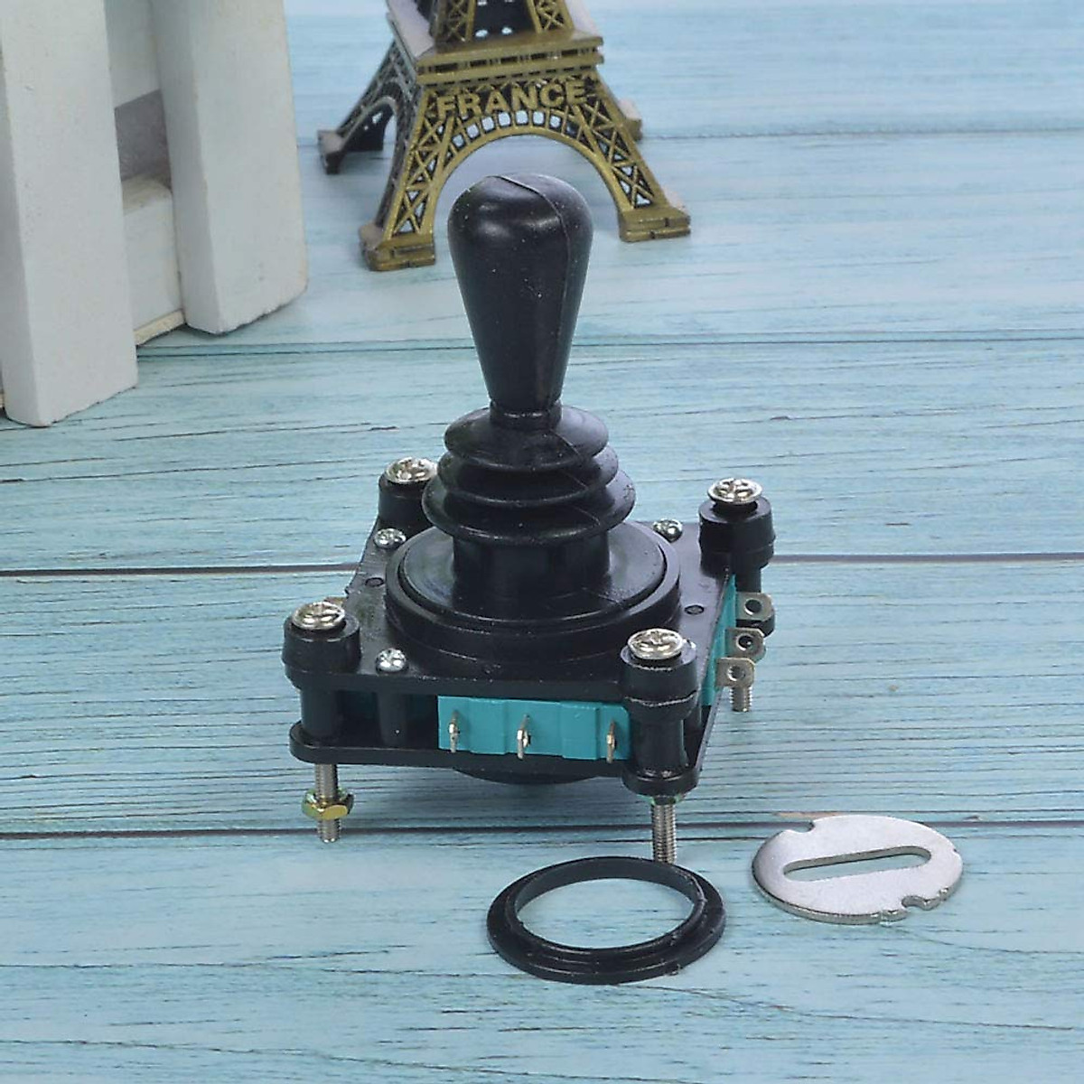 Comimark 1Pcs CV4-YQ-04R2G Fixing Thread Joystick Switch 2.5mm Joystick 360 Degree 4NO 4NC