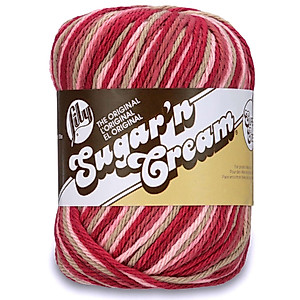Lily Sugar 'n Cream Yarn - 100% Cotton - Assortment (Red Barn)