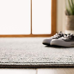 SAFAVIEH Palazzo Collection Area Rug - 8' x 11', Orange & Light Grey, Boho Medallion Design, Non-Shedding & Easy Care, Ideal for High Traffic Areas in Living Room, Bedroom (PAL124-7941)