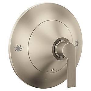 Moen TS2201BN Doux Posi-Temp Valve Trim Kit, Valve Required, Brushed Nickel