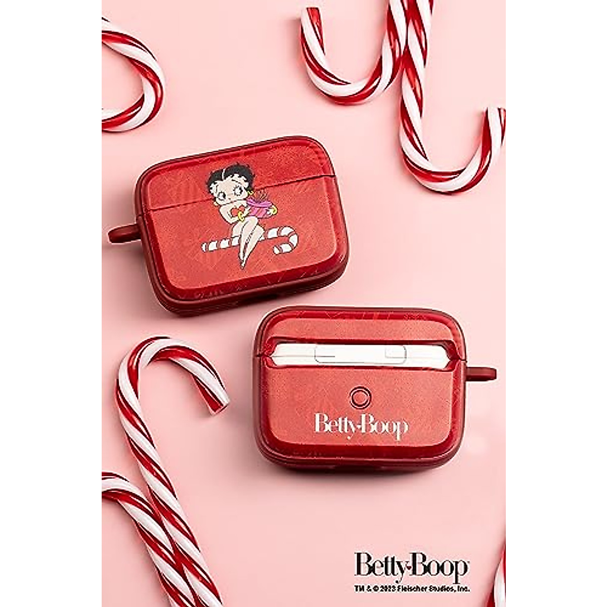 Betty Boop Christmas HDX Case Cover Compatible with Apple AirPods Pro (Candy Cane)