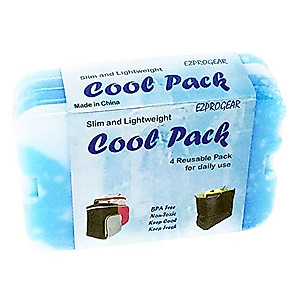 Ezprogear Medium Cooler Packs Reusable Ice Pack for Lunch Bag (Medium)