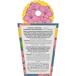 Burt's Bees Stocking Stuffers, Spring Surprise Set, Original Beeswax Lip Balm and Lemon Butter Cuticle Cream, Natural Origin Lip Moisturizer With Responsibly Sourced Beeswax Christmas Gifts, 2 Count