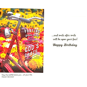 DaySpring - Happy Birthday - Farmers Market - 4 Design Assortment with Scripture - 12 Boxed Birthday Cards & Envelopes, NCV (J0382)