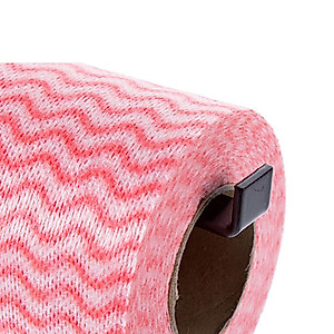 hudiemm0B Paper Towel Holder Hanger Toilet Roll Rack Stand Organizer Cabinet Bathroom Iron Black