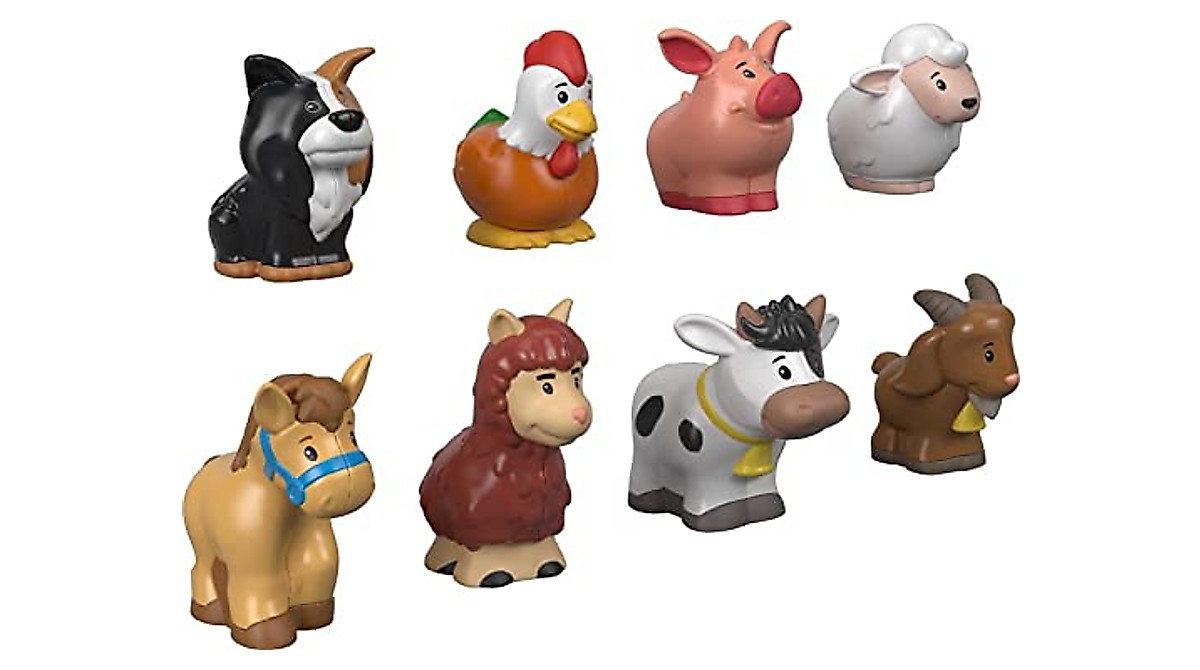 Fisher-Price Little People Farm Animal Toys - 8-Piece Set for Toddlers