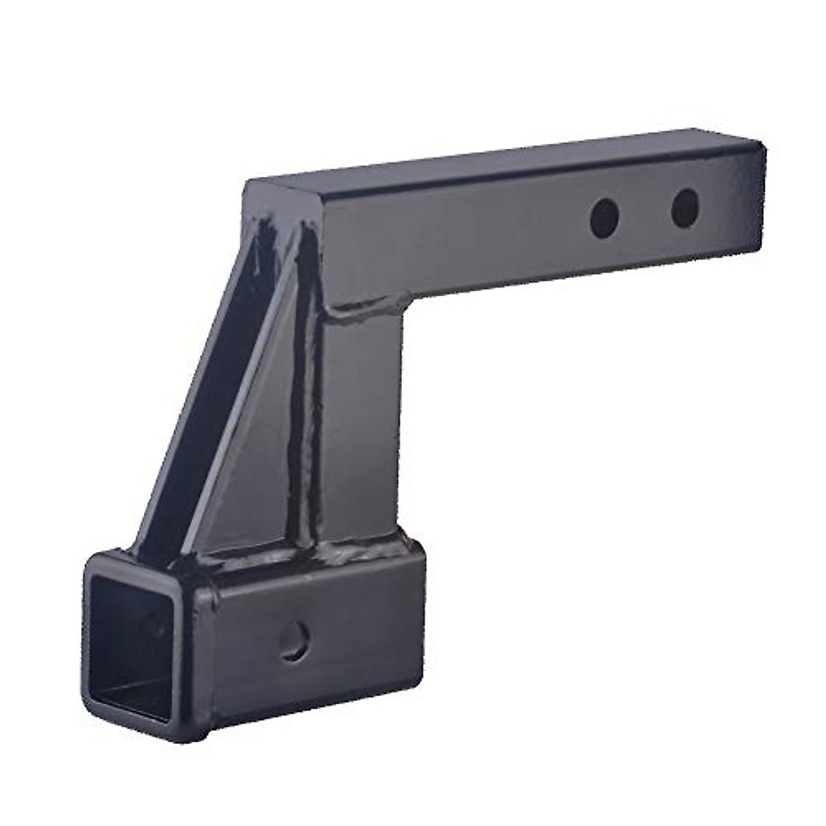 Towever 84123 Trailer Hitch Extender with 6.25" Drop/Rise, 9" Extension, Hitch Riser Solid Tube (GTW/TW 5000/500 LBS)