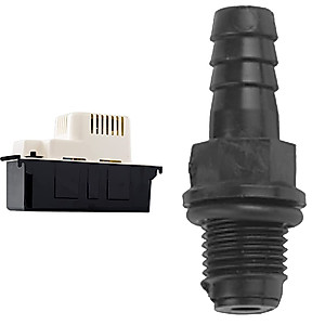 LITTLE GIANT 554401 VCMA-15UL 115 Volt & 89695 CV-10 Condensate Pump Check Valve for VCC, VCM, VCMA and VCL-14/24, 1/4-inch MNPT x 3/8-inch Barbed, Black