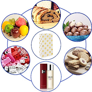 25 PCS Black Kraft Paper Bags Polka Dot Paper Lunch Bags for Kid’s Birthday Party Supplies by ADIDO EVA（5.1 x 3.1 x 9.4 in Black）