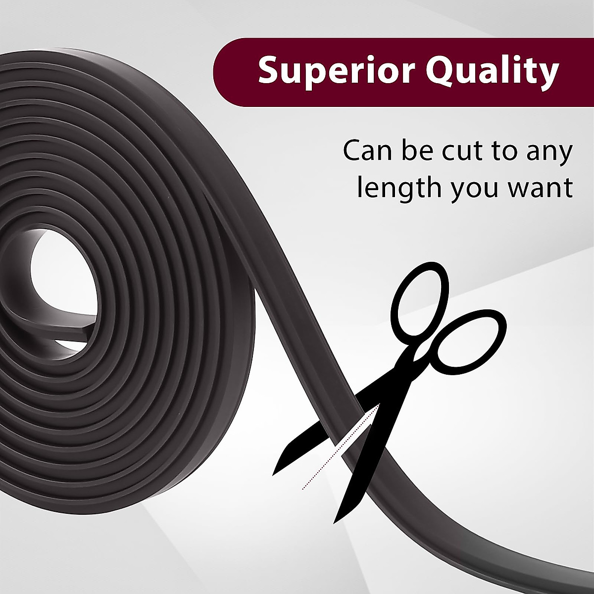 Magnetic Strips for Shower Doors, 75 Inches Flexible Magnetic Strip Shower Insert Replacement for Framed Semi Framed Swinging Glass Shower Door