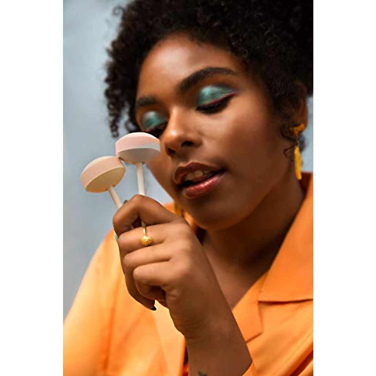 Smarties Lollies Mega | Vegan, Gluten Free, Peanut & Fat Free Fruity Flavors Childhood Treat, Perfect for Parties & Celebrations | Made by US Candy Company Since 1949 - 4 Pounds Jar 60 Counts