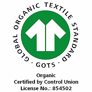 Soft Knit Baby Blanket 100% Organic Cotton GOTS Certified, Swaddle, Receiving and Stroller Blankets, White Neutral for Boy, Girl, Newborn, Infant and Toddler 40 x 30 inches