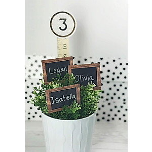 Schoolgirl Style - Industrial Chic | Student Numbers Colorful Cut-Outs, Classroom Décor, 35 Pieces, White, Brown, 3" x 3" (120542)