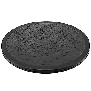 MANCHAP 4 PCS 12 Inch Rotating Swivel Turntable, Rotating Swivel Stand with Steel Ball Bearings, Plastic Lazy Susan Stand for TV / Monitor, 110 Lbs Load Capacity