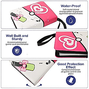 Card Binder 4-Pocket with 55 Removable Sheets Holds 440 Cards, Portable Waterproof Trading Card Holder for Game Cards, Yugioh, MTG, Trading Card Holder Gifts for Boys Girls