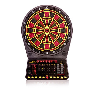 Arachnid Cricket Pro 300 Soft-Tip Electronic Dartboard Game Features 36 Games with 175 Options,Black