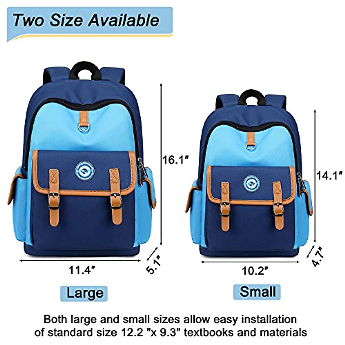 Weitars Kids Backpack For School- Boys Backpacks For Elementary, Preschool Kindergarten Backpacks Children Bookbag School Bag For Girl Boy Back Packs For Kid With Adjustable Padded Straps,14 Inch