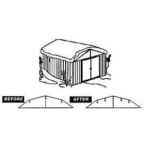 Arrow 6586 Roof Strengthening Kit for Shed Roofs, 6 by 5-Feet and 8 by 6-Feet