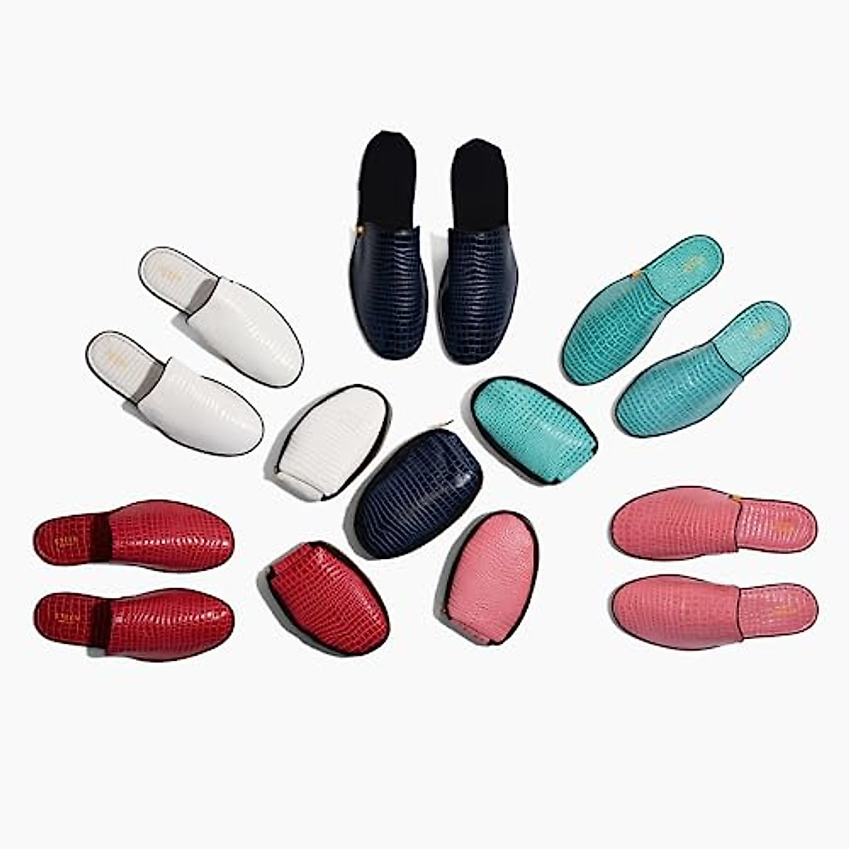 STEEN Premium Foldable Travel Slippers for Women - Perfect for Travel and Everyday Wear - Included Travel Pouch Fits in Purse or Bag