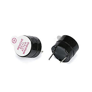 E-outstanding 5PCS 3V Electromagnetic Active Buzzer Long Continous Beep Tone Alarm Ringer for Arduino Raspberry Pi 12x9.5mm DC