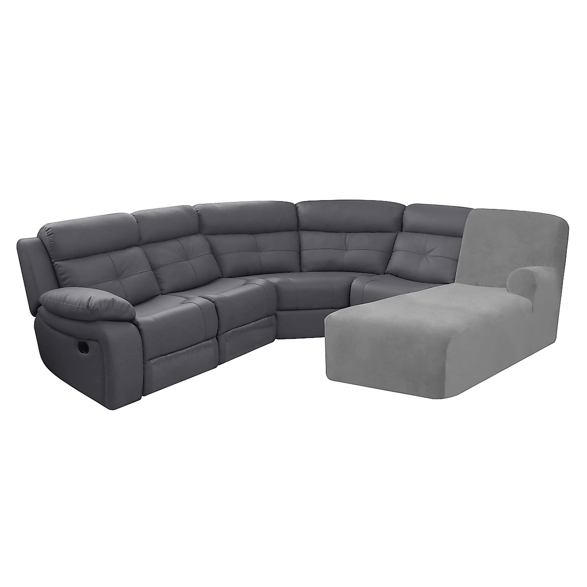 ULTICOR Additional Chaise Cover (Light Grey, Large - Right Chaise)