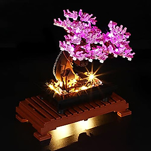 BRIKSMAX Led Lighting Kit for Bonsai Tree - Compatible with Lego 10281 Building Blocks Model- Not Include The Lego Set