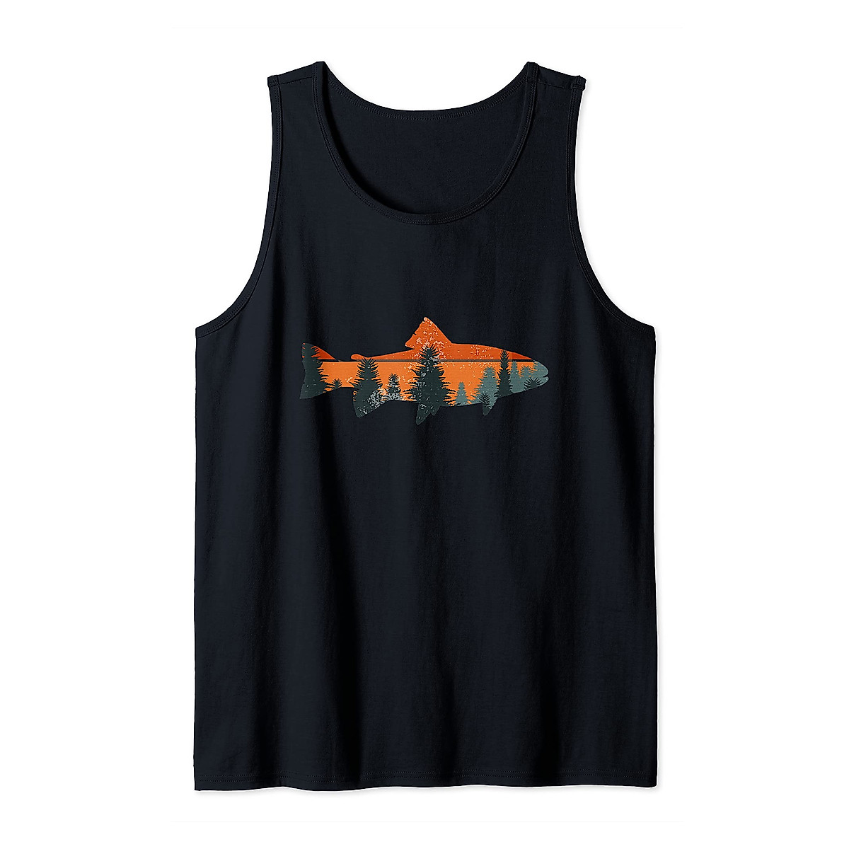 Trout Fly Fishing Nature Outdoor Fisherman Gift Tank Top