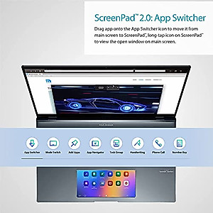 ASUS ZenBook 14”WQXGA+ 16:10 OLED Touchscreen Display Laptop | Intel Core i7-1165G7 | NVIDIA GeForce MX450 | Backlit Keyboard | Windows 11 Pro | Grey (Gray, 16GB RAM | 1TB SSD)