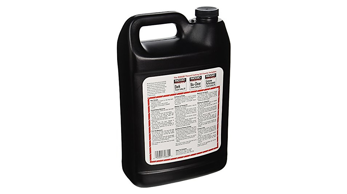 RIDGID 70830 Dark Pipe Threading Oil - 1 Gal Low-Odor