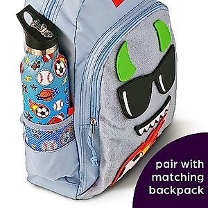 Highlights Insulated Water Bottle for Kids, 20-Ounce Stainless Steel Water Bottles for Boys and Girls, Double Wall Vacuum Insulated, Kids Water Bottle for School (Sports - Blue)