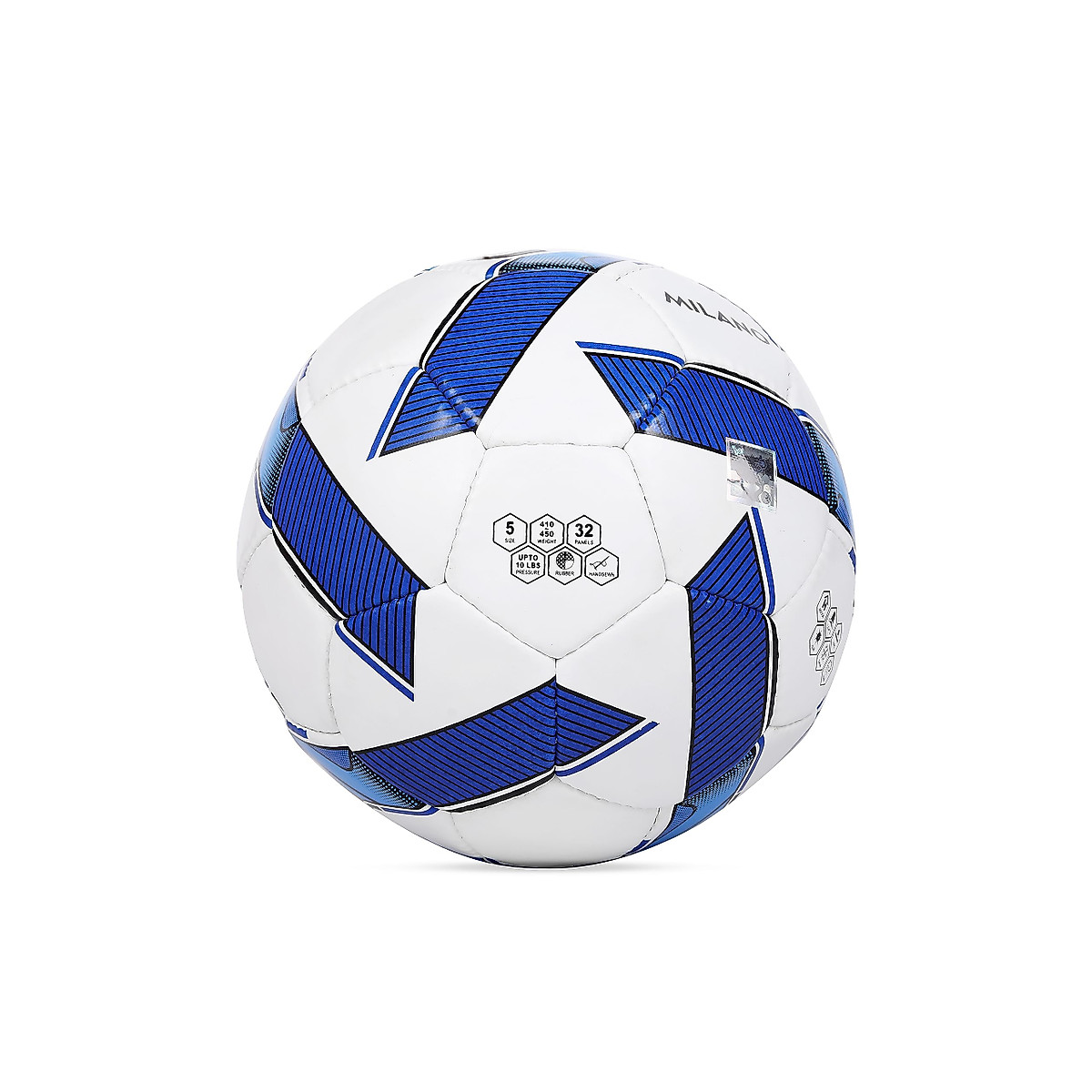 IRIS USA, Inc. Cosco Milano Hand Stiched Football-Size: 5 (White,Yellow,Black)