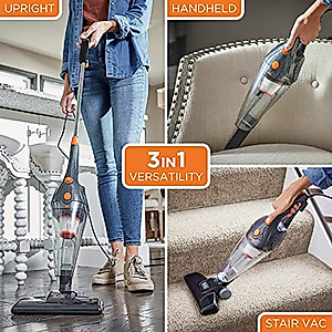 BLACK+DECKER BDXHHV005G 3-in-1 Vacuum, Gray