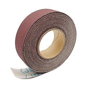 600 Grit Continuous Sandpaper Roll 1" x 26 Feet Emery Cloth Aluminium Oxide Abrasive Sandpaper Roll Drum Sander Sandpaper Rolls for Wood Furniture Finishing Metal Sanding Automotive Polishing