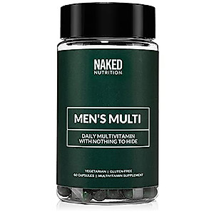Men’s Multi – Daily Multivitamin for Men – A, C, E, Selenium, Zinc, Fruit and Super Green Extracts and More to Boost Immune Support – Gluten-Free and Vegetarian Daily Vitamins – 60 Capsules