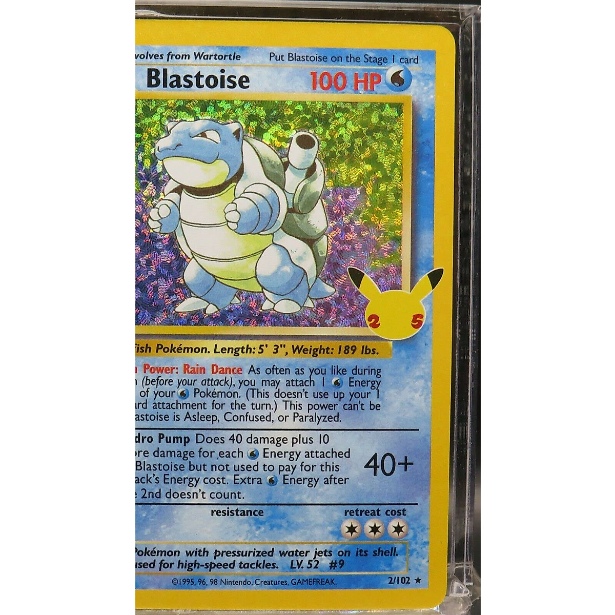 Pokemon Single Card BLASTOISE Celebrations CLASSIC COLLECTION