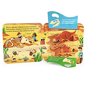 Peek-a-Flap Dino - Children's Lift-a-Flap Board Book, Gift for Little Dinosaur Lovers, Ages 2-7