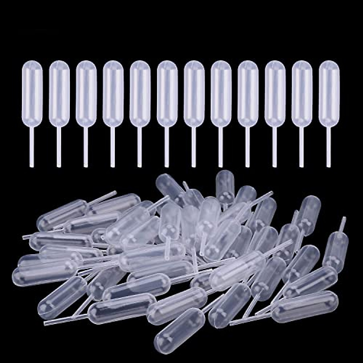 BEARHORN Strawberry Pipettes 4ml Plastic Pipettes Squeeze Dropper Disposable Liquid Dropper Transfer Pipettes, Suitable for Chocolate, Mini Cakes, Ice Cream, Strawberries (100 Pcs)