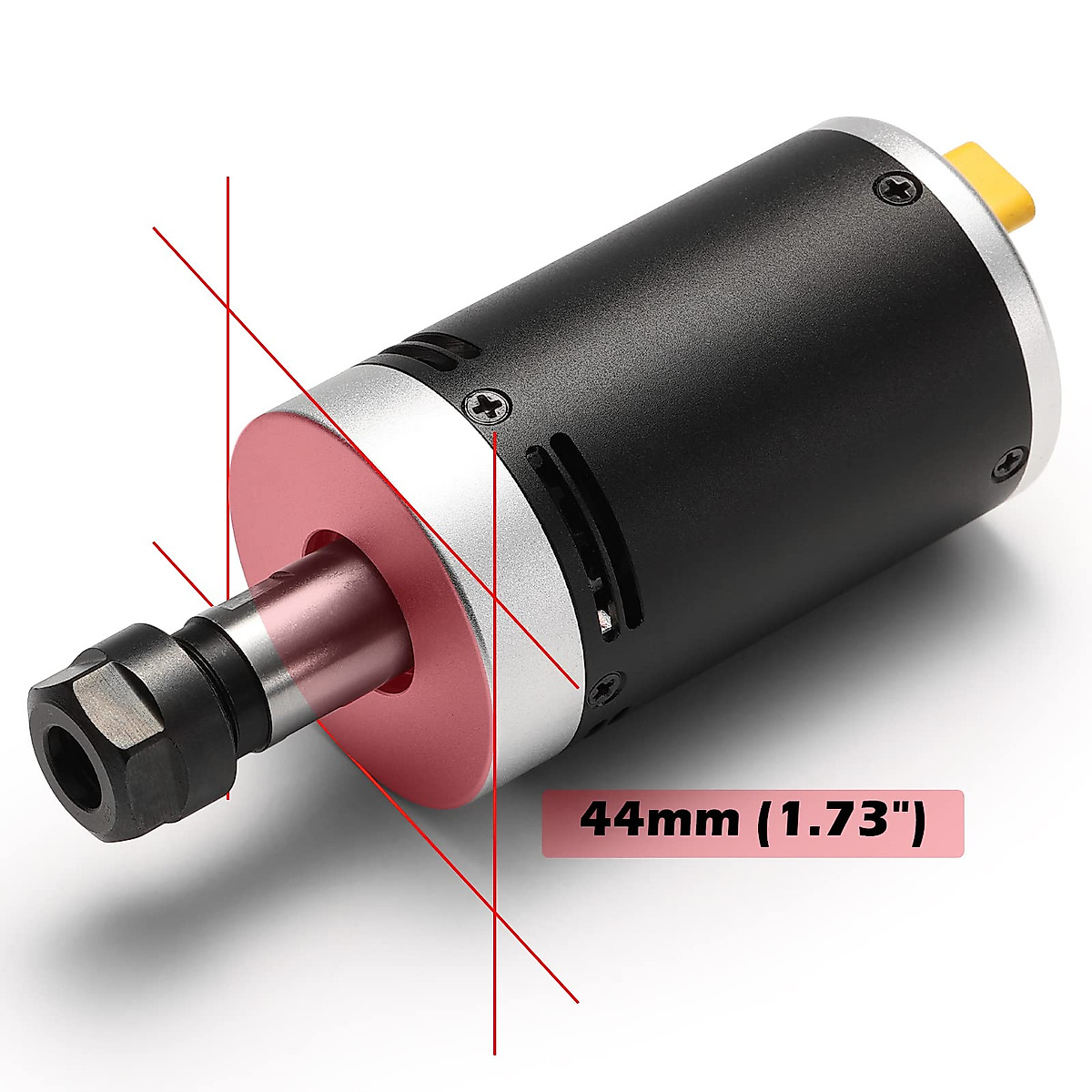 Genmitsu CNC Brushless Motor DC Spindle Kit 24V 12000rpm with Drive Board & Collet Holder Installed, Perfect for 3018 Series CNC Machine
