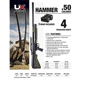 Umarex Hammer .50 Caliber PCP Pellet Gun Air Rifle